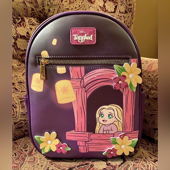 Disney | Bags | Nwt Disney Tangled Princess Rapunzel Backpack | Poshmark